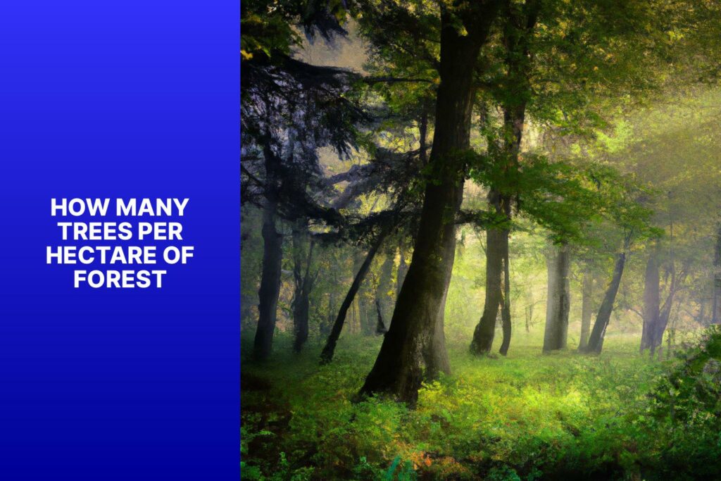 Wie viele Bäume pro Hektar Wald? - Pflanzenwissen pur
